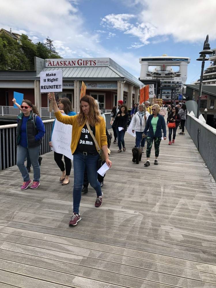 Small protest demands action on immigrant families - KRBD