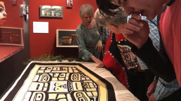 Museum Celebrates Diving Whale Robe - KRBD
