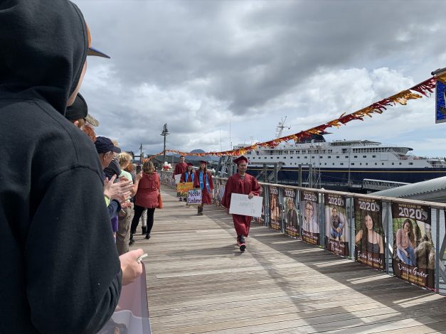 Class of 2020 graduates as hundreds cheer downtown Ketchikan parade - KRBD