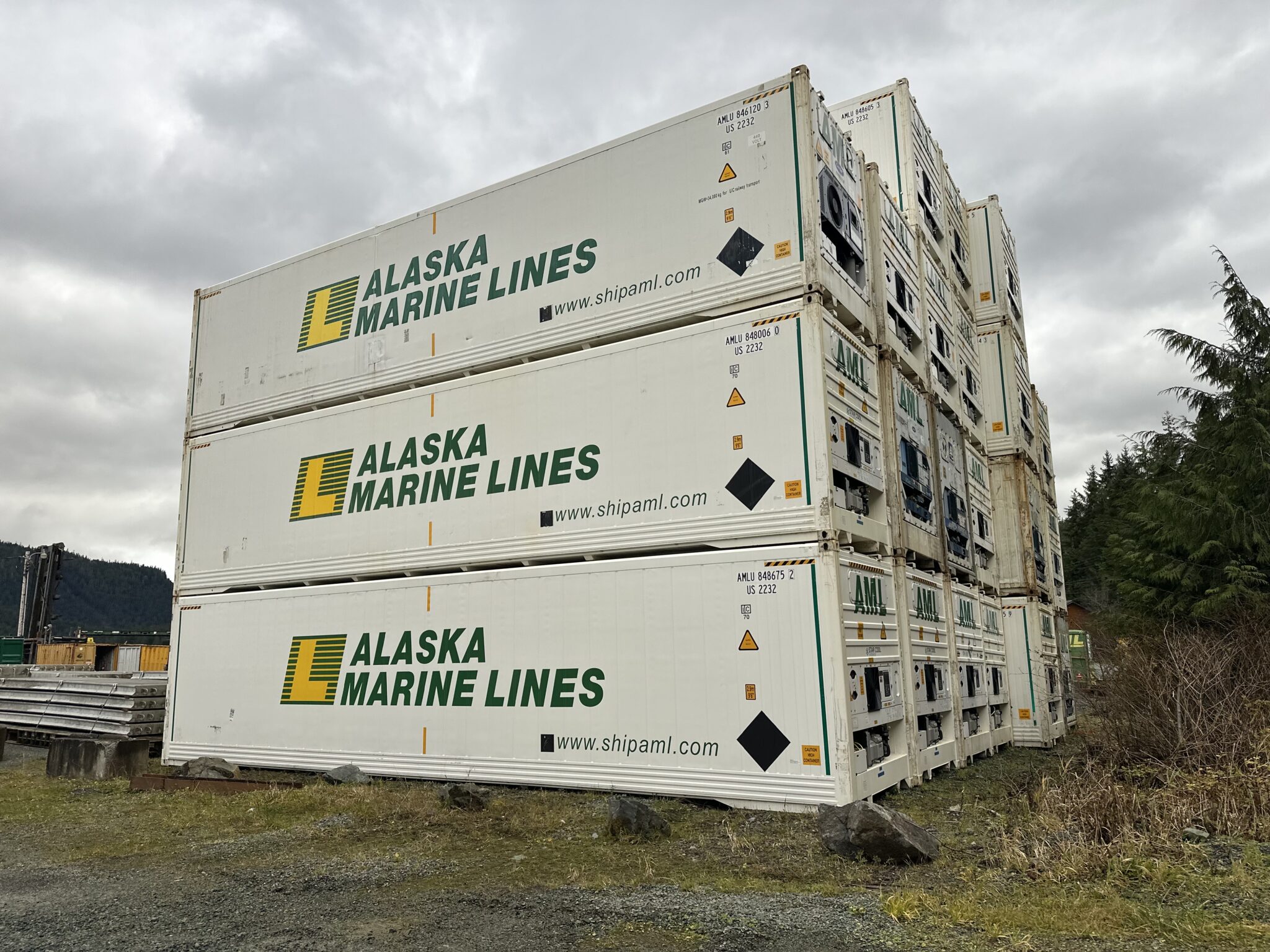 Alaska-based barge continues south after taking on water in British ...